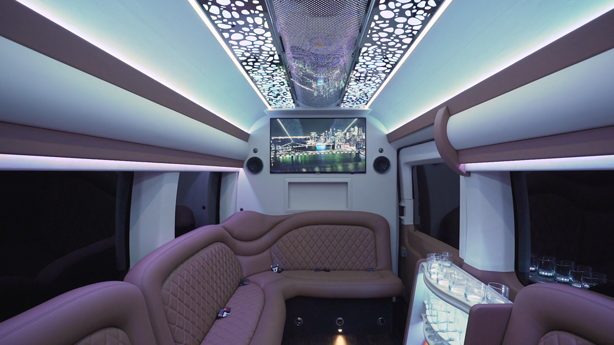 Ford Transit Party Bus - INKAS Professional Vehicle Manufacturing